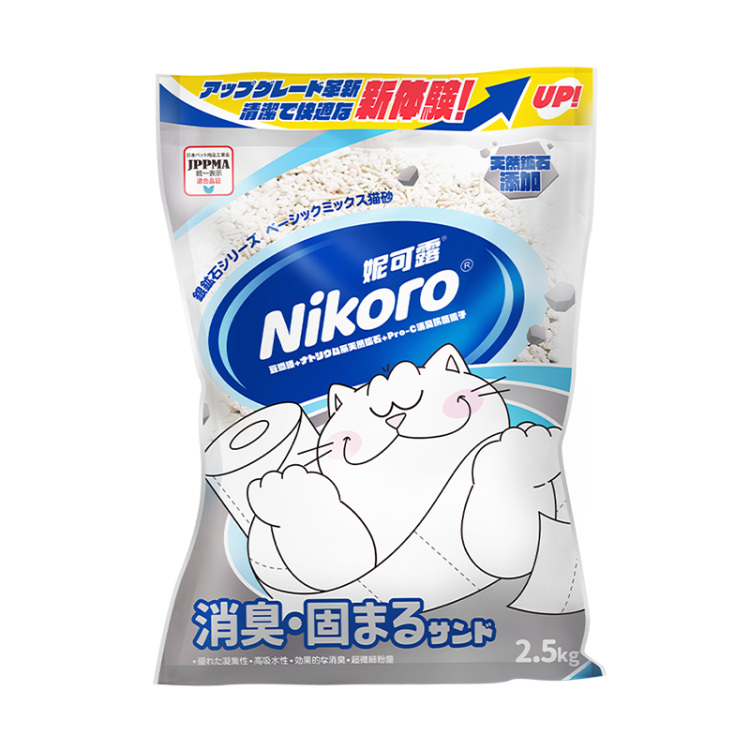 Nikoro Silver Ore Series 24-Hour Tofu Ore Mixed Cat Litter | WEIFANG ...