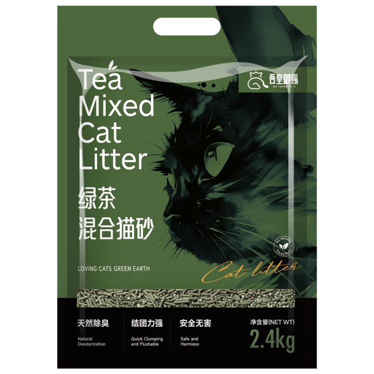 Green tea mixed cat litter | Hangzhou Renova Pet Products Co.,Ltd | Pet ...